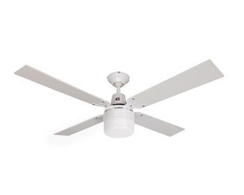 Heller 1200mm Reversible 4 Blade Ceiling Fan with Clipper Light | GAF ...