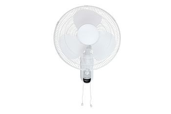 Heller 40cm Wall Fan with Pull Cord
